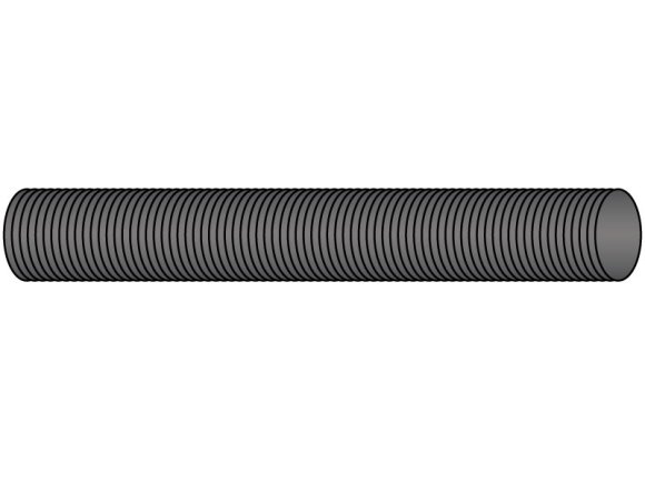 Threaded Rod 5/8"-18 x 12 Ft Left Hand UNF Carbon Steel PL