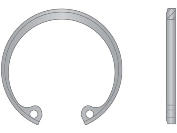 Housing Retaining Ring Beveled Internal 2-1/2 SS