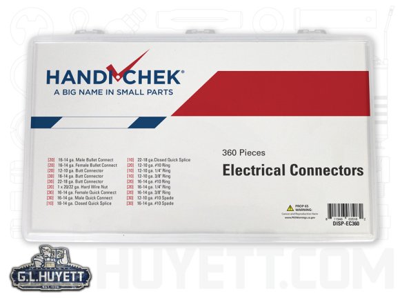Electrical Connector Asst 360pc
