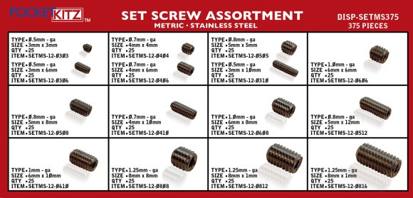 Set Screw Types