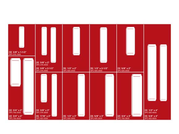 Coiled Spring Pin Assortment PL 125pc