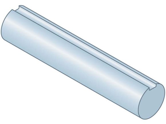 Full Keyed Shaft 5/8 in x 3 Ft LCS ZC