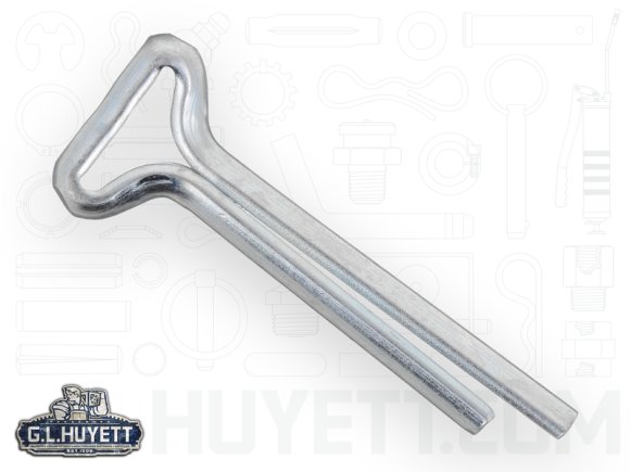 Cotter Pin T-Head 1/4 x 1-1/4 Carbon Steel Zinc Clear