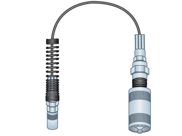 QC Hydraulic Coupler Angled Extension
