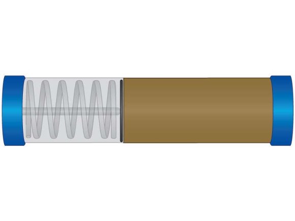 Grease Gun Barrel, Heavy Duty Clear