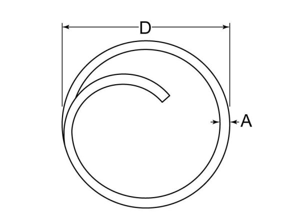 Circle Cotter .048 x 3/4 Stainless Steel
