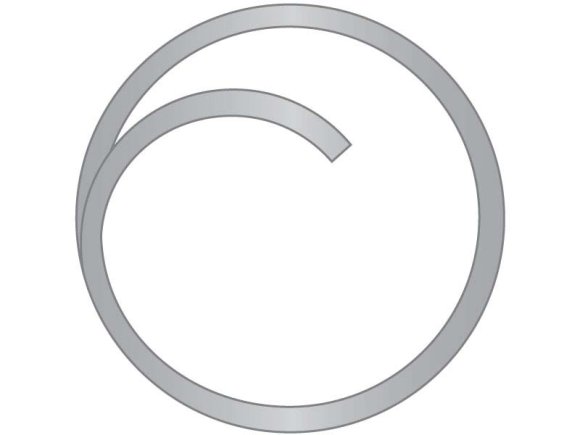 Circle Cotter .062 x 1 Stainless Steel