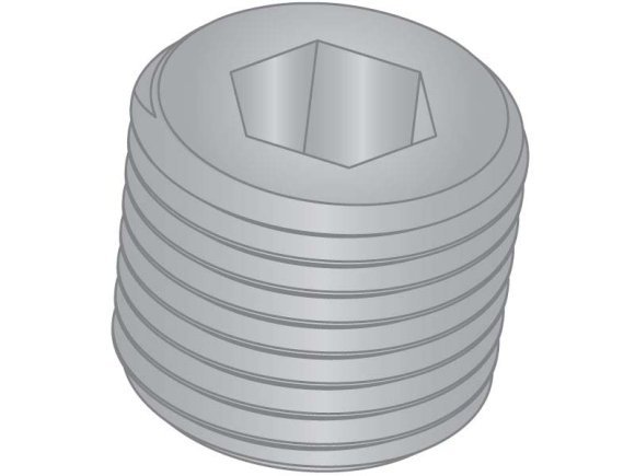 Plug, Pipe M10 HX SKT DIN 906/158 S6 PV
