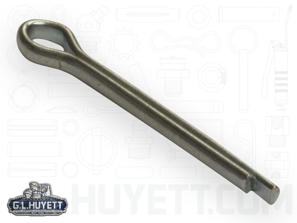 Cotter Pin 1/8 x 1-1/2 Carbon Steel Zinc Clear