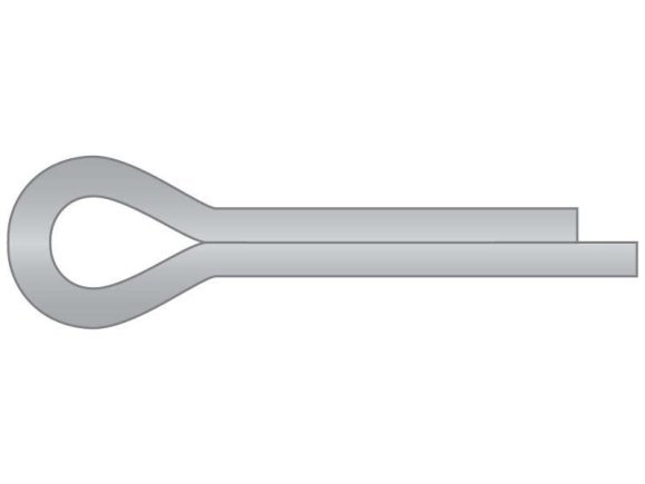 Cotter Pin M8 x 40 Stainless Steel Plain DIN 94