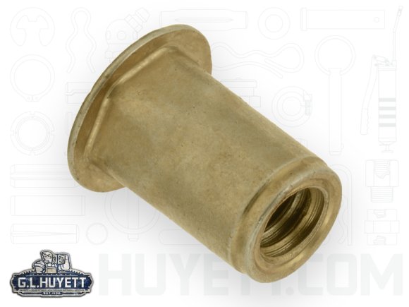 AVK Threaded Insert Hex AH 1/4"-20 x 165 ZY Triv Open End