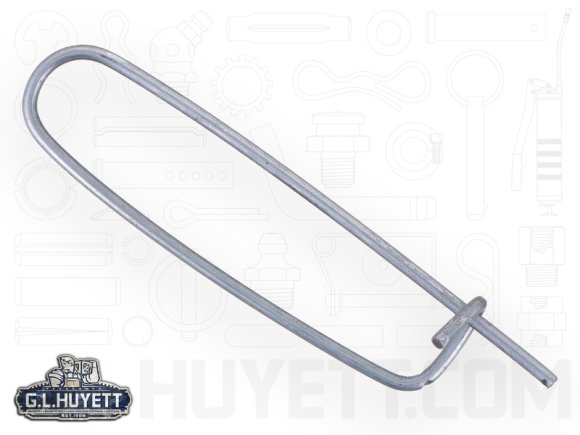 Safety Pin Tension 3/64 x 1-1/2 Spring Wire Zinc Clear