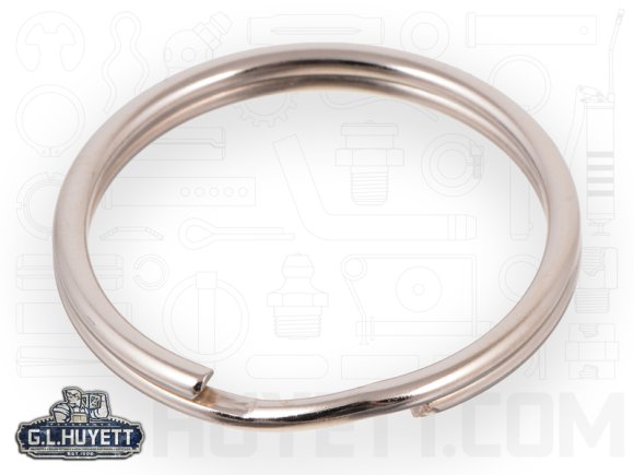 Split Ring 1.10 x .932 x .084 Temp Steel NI