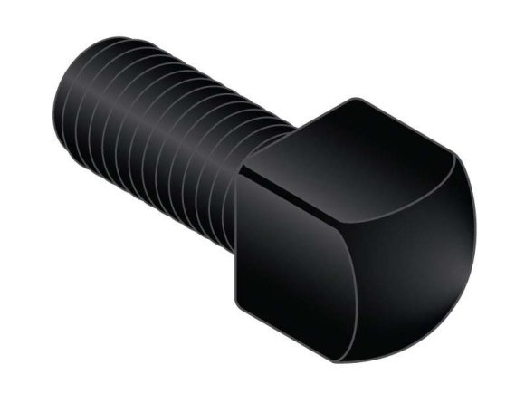 Sqr Head Set Screw 3/8-24 x 1-1/4 CS PL