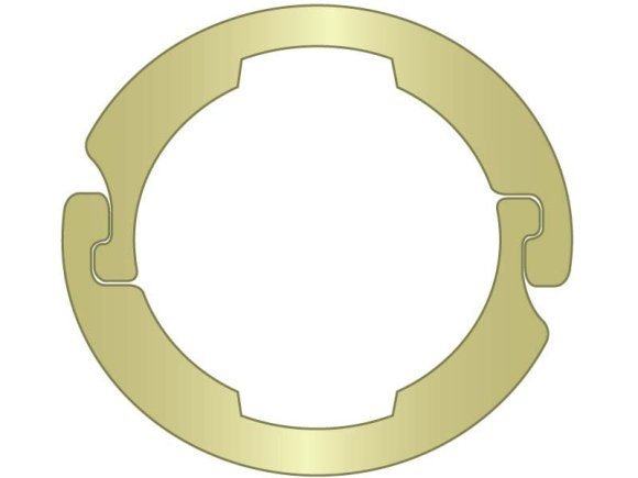 Interlocking External Shaft Ring 2" Spring Steel ZY