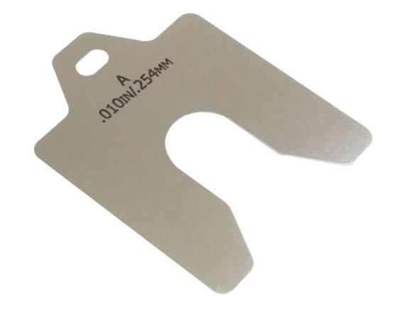 Slotted Shim SS Class A 2 x 2 Slot 5/8 Thk .010