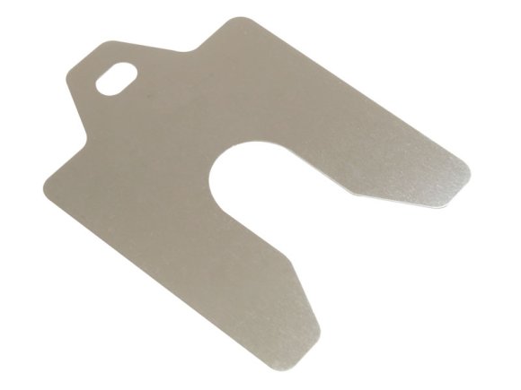 Slotted Shim SS Class C 4 x 4 Slot 1-1/4 Thk .010