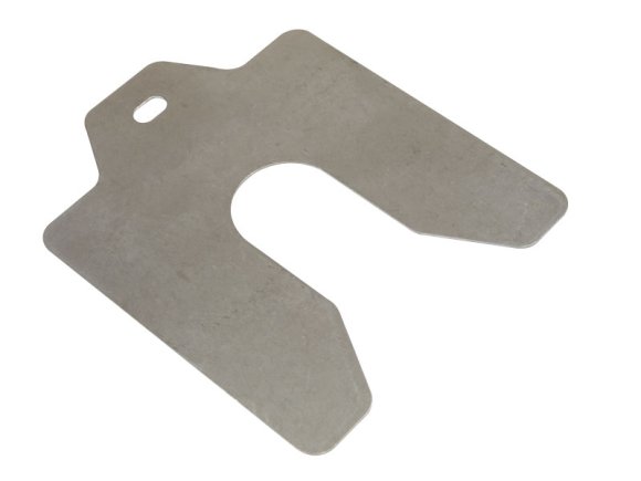 Slotted Shim SS Class B 3 x 3 Slot 7/8 Thk .020