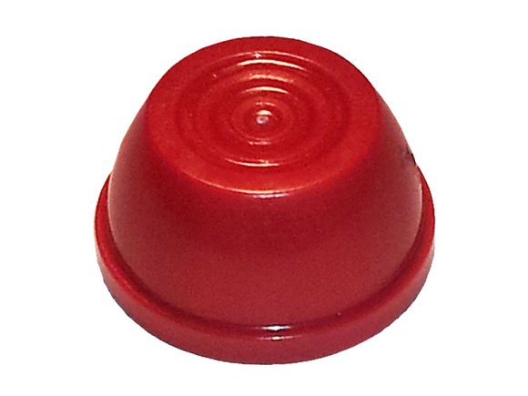Tinnerman Push on Cap Decorative Medium Screw Size 1/4 Red
