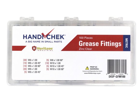 Grease Fitting Metric Assortment 100pc