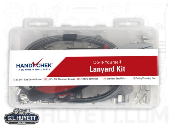 Lanyard Do It Yourself Kit White