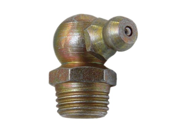 Lincoln Grease Fitting Zerk 90 M10 x 1 Taper Thread Steel ZY