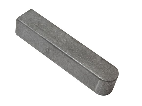 Machine Key 3/8 x 3/8 x 1-7/8 Form AB Carbon Steel Undersize