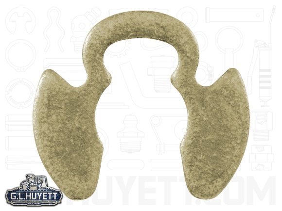 Poodle External Retaining Ring Clip 1/4 Spring Steel ZY