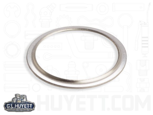 Push-On Ring Thinwall Screw Size 1/8 Degreased