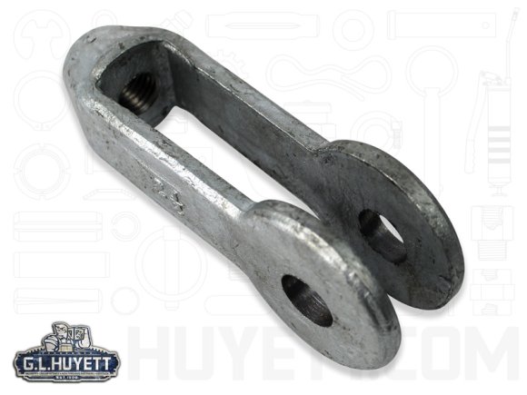 Clevis End #2-1/2 3/4-10RH13/16 5/8 HDG