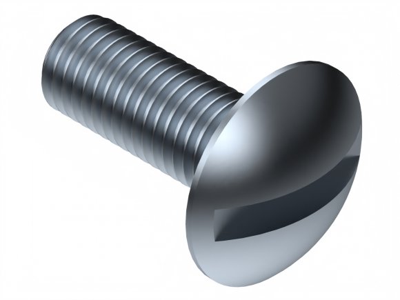 Truss Head Machine Screws #8-32 x 7/8 in Steel ZC3