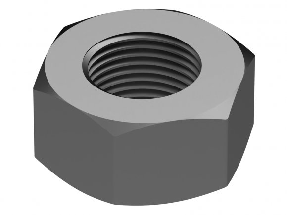 Hex Nuts M8 x 0.75 x 6.6 DIN 934 8 Steel