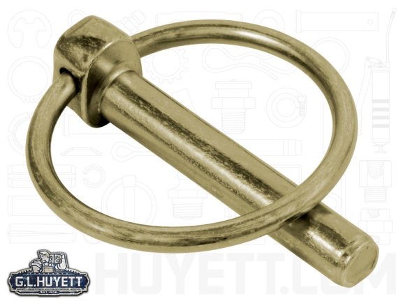 Lynch Pin 4.5 mm x 32 mm Carbon Steel Zinc Yellow