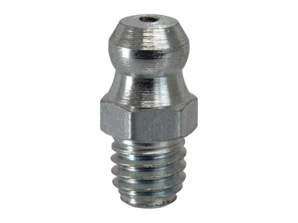 Grease Fitting Zerk M6x1 Taper Thread Steel Zinc Clear Triv