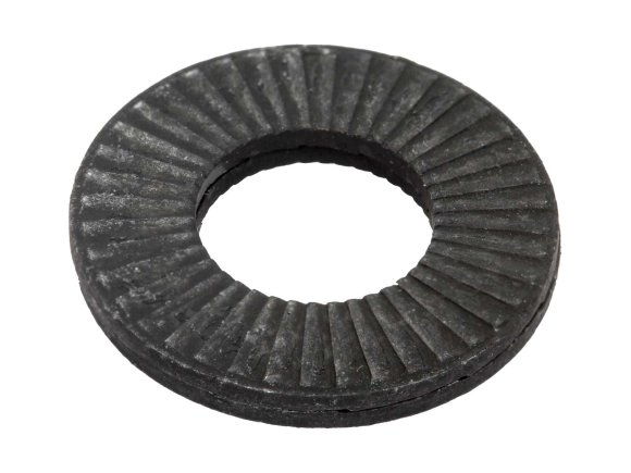 TEC Washer Glued Pair 3/8", Large Diameter AS Black