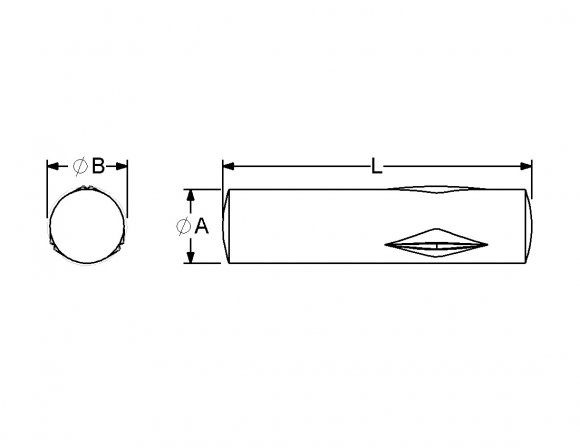 Groove Pin 3/8 x 1-1/2 Type H Alloy Steel Plain Oiled