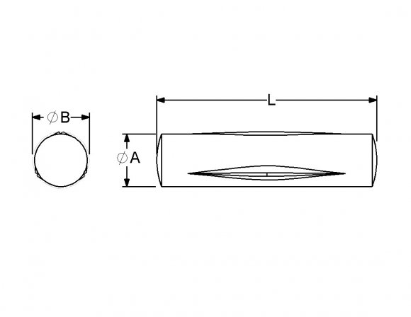 Groove Pin 3/8 x 3 Type U Alloy Steel Plain Oiled