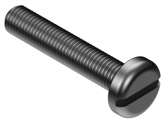 Pan Head Machine Screws #8-32 x 1/4 in 18-8 SS