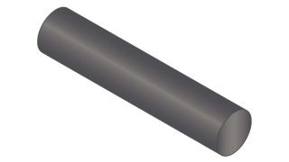 Drill Rod A-2 Air Hardening Steel 1-1/4 x 3 Ft
