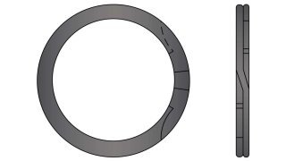 Spiral Retaining Ring Internal 3-1/2 Steel MS27426