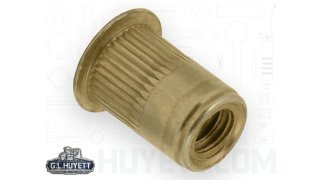 AVK Threaded Insert Knurled AL 1/4-20 x 260 ZY Triv Open End