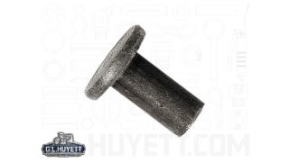 rivet and hide flat head