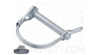 Snap Safety Pin Round Two Wire 1/4 x 1-3/4 Steel ZC