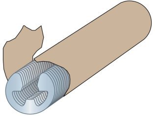 E-Clip Special External Retaining Ring Clip 5/16 CS PH