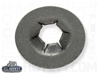 Tinnerman Pushnut .375 x .009 Stud Dia 1/8 Zinc Mech .0002