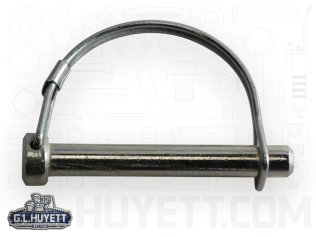 Snap Safety Pin Square Two Wire 3/8 x 2-1/2 Steel ZC