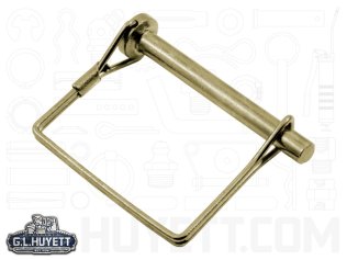 Snap Safety Pin Square Two Wire 3/8 x 2-1/4 Steel ZC