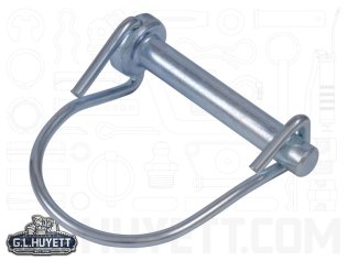 Snap Safety Pin Round Two Wire 1/4 x 1-3/4 Steel ZC