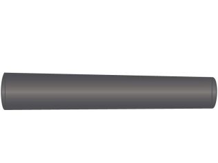 Taper Pin Threaded Ext 12mm x 120mm Carbon Steel DIN 7977