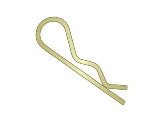 Bridge Hitch Hair Pin Clip 3/32 x 2-1/2 MB Spring Wire ZC